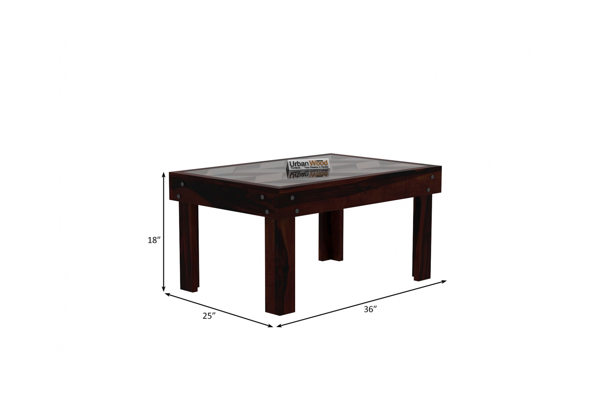 Buy Trace Coffee Table ( Walnut Finish ) Online in India | UrbanWood